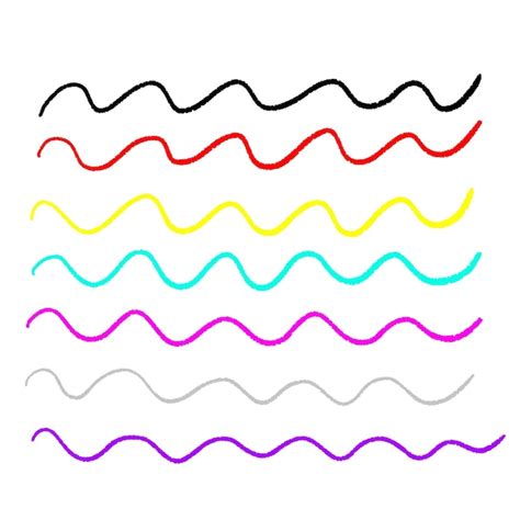 Premium Psd A Colorful Drawing Of A Wave