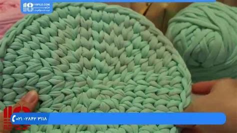 آموزش تریکو بافی تریکو بافی مبتدی بافت کیف تریکو بافت حلقه درپوش