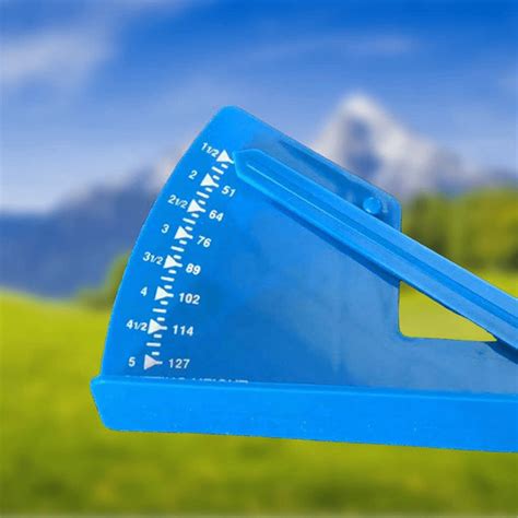 Deck Leveling Gauge 2 Pack Mower Vehicle Measuring Depth Gauge Deck