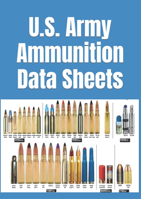Us Army Ammunition Data Sheets A Directory Of Small Caliber Military