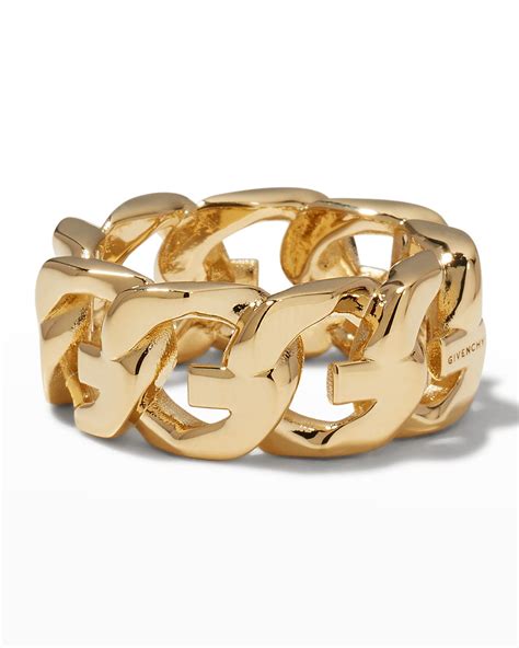 Givenchy G Chain Large Golden Bracelet Neiman Marcus