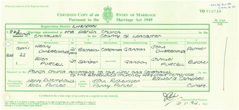 What Is Marriage Certificate Serial Number