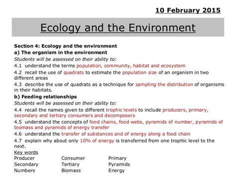 Sampling And Ecosystems