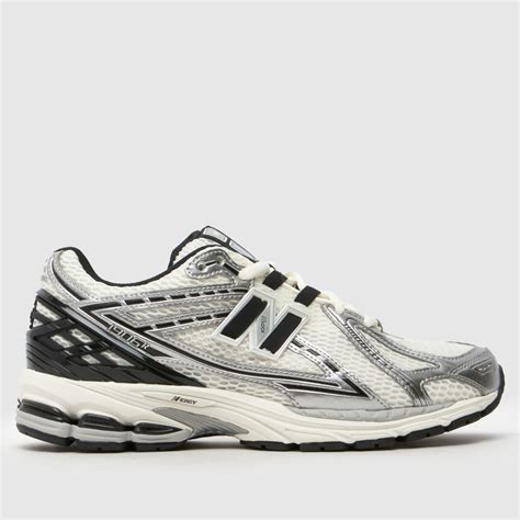 Mens White And Black New Balance 1906r Trainers Schuh