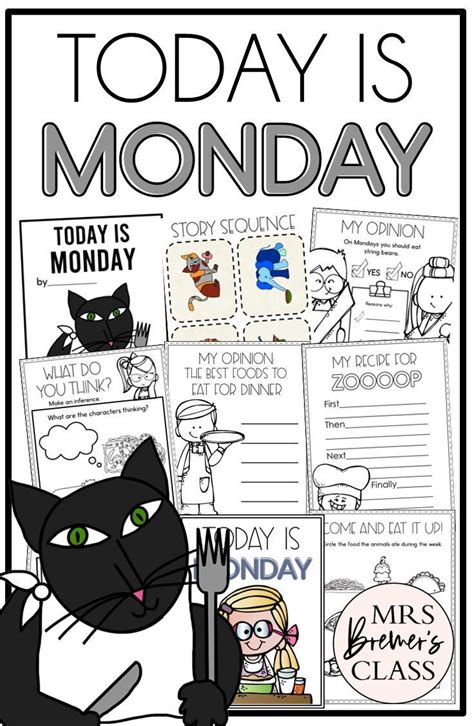 Today Is Monday Book Activities And Crafts Kindergarten Books