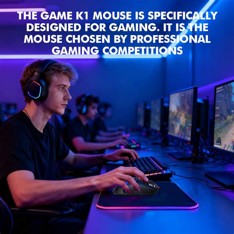 【christmas T】kacool Game K1 Bluetooth Gaming Mouse Bt 5424gwired