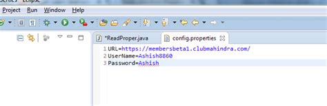 Read Data From Properties File In Selenium