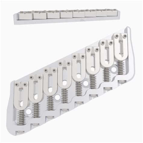 8 String Multi Scale Fixed Guitar Bridge Hipshot Products