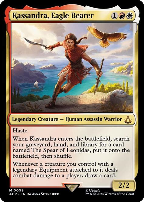 Kassandra Eagle Bearer Universes Beyond Assassins Creed Magic