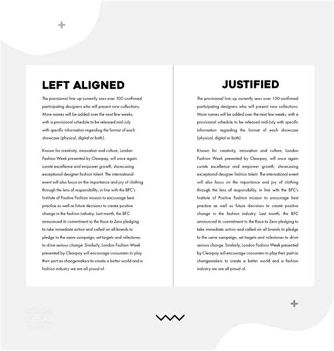 Graphic Design Rules Justification Vs Alignment Yes I M A Designer