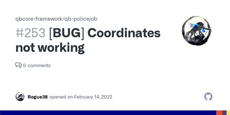 [bug] Coordinates Not Working · Issue 253 · Qbcore Framework Qb Policejob · Github
