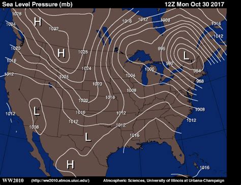 Air Pressure Map Of Us Dorise Josephine