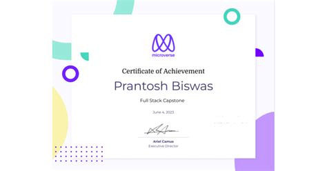 prantosh biswas on linkedin microverse final capstone module