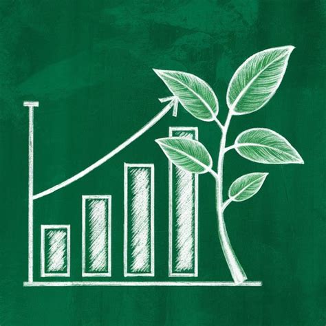 A Drawing Of A Plant With A Graph On It That Says Graph On It Premium