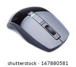 Free Image Of Black Wireless Computer Mouse Isolated On Green Freebie