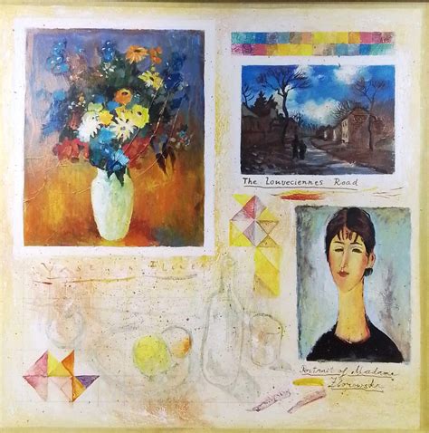 Lot Olga Roubin B 1907 Acrylic On Canvas