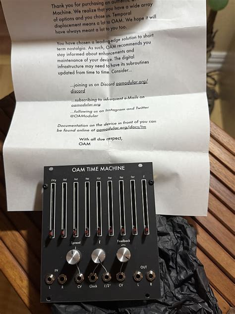 Olivia Artz Modular Time Machine Eight Tap Stereo Granular Reverb