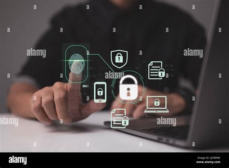 Fingerprint Scanning And Biometric Authentication Cybersecurity And A