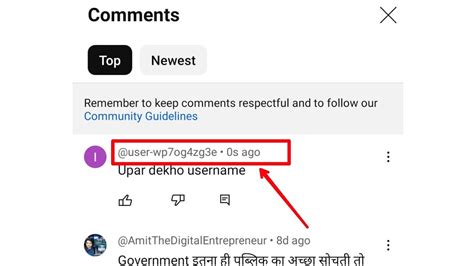 Youtube Handle Name Change Youtube Ke Comment Me Username Change