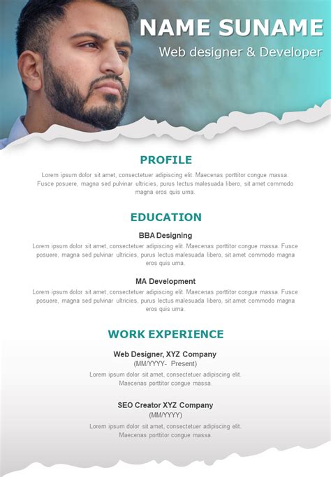 Top 10 Templates To Create A Detail Oriented Web Designer Resume