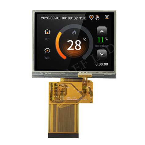 QVGA X Inch TFT Display RGB Interface Pin With LED Backlight