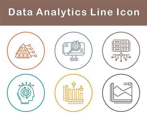 Data Analytics Vector Icon Set 21506506 Vector Art At Vecteezy