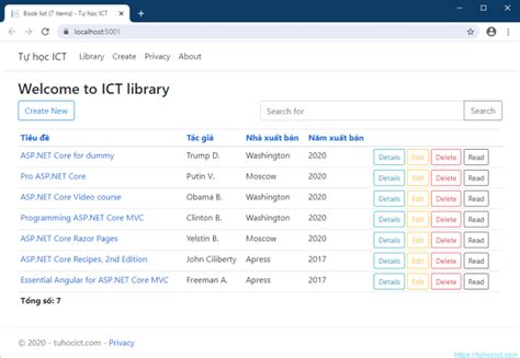 Th C H Nh X Y D Ng Ng D Ng Trong Asp Net Core Mvc Video T H C Ict