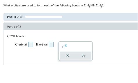 Solved What Orbitals Are Used To Form Each Of The Following