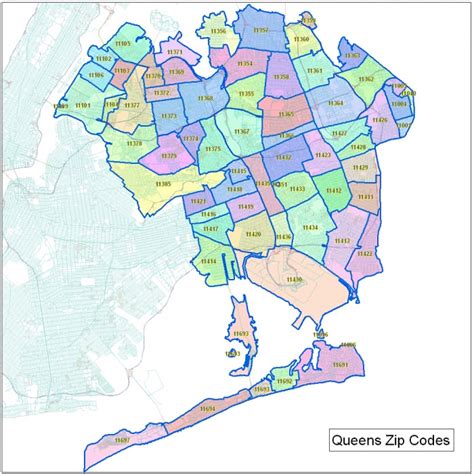 The Complete New York City Zip Code List And Map Queens Brooklyn Area