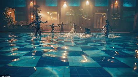 Free Pool Dance Party Photo Pool Dance Friends Download At Stockcake