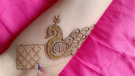 Beautiful😍🥰 Peacock 🦚🦚🦚🦚 Mehndi Design 💚 ️💙 Youtube