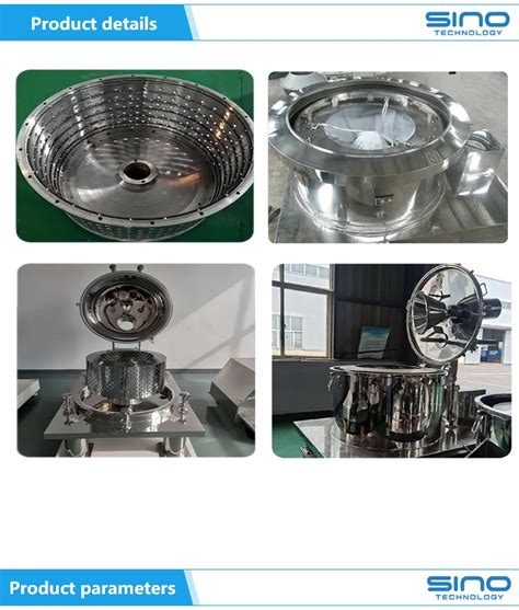 Solid Liquid Extraction Jacketed Centrifuge Separator Equipment