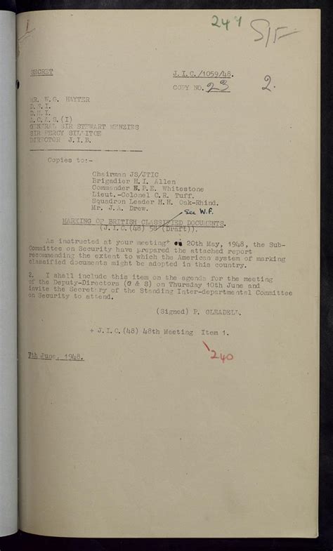 Marking Of British Classified Documents History Commons