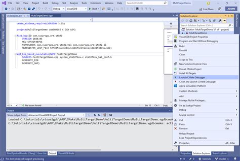 Managing Multi Target Embedded Projects With VisualGDB VisualGDB Tutorials