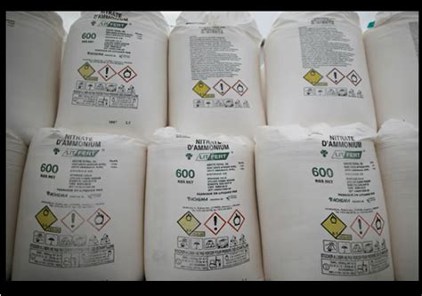 60 000 Pounds Of Potential Explosive Component Ammonium Nitrate Lost During Shipping