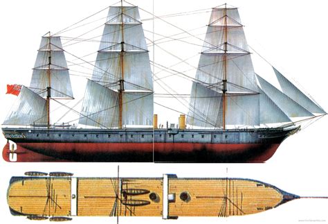 Warrior Class Ironclad 1860 Naval Encyclopedia