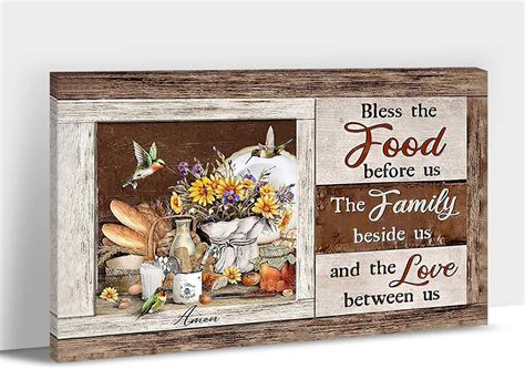Farmhouse Kitchen Wall Art Rustic Kitchen Canvas Prints Wall Decor Vintage Kitchen Theme