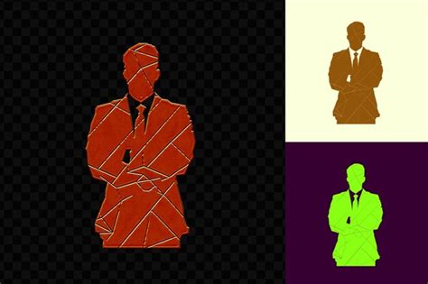 Premium Psd Psd Vector Silhouette Of Candidate With Decisive Posture