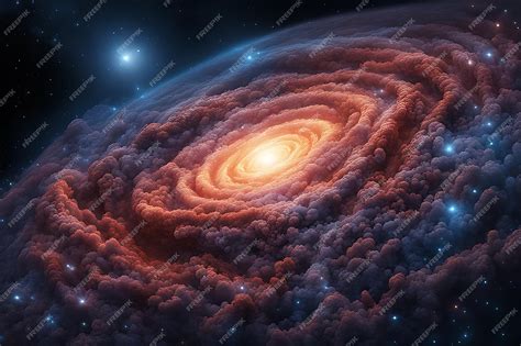 Premium Ai Image Visualization Of Space With Stars And Galaxy