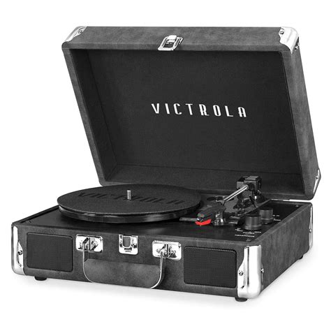Victrola Vintage 3 Speed Bluetooth Portable Suitcase Record Player With