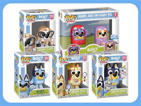 New Collection Of Bluey Funko Pops Available For Preorder The