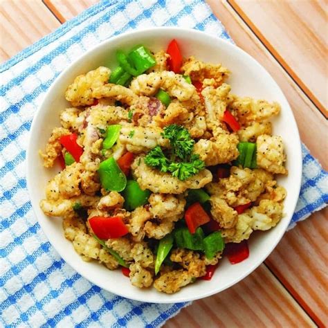 Salt And Pepper Squid Recipe Easy Chinese Takeaway Recipe Cart
