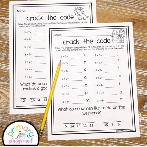 Crack The Code Addition And Subtraction Facts Bundle Printable Puzzle Bundle