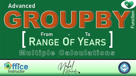 Groupby A Range Of Dates Better Than A Pivot Table Youtube