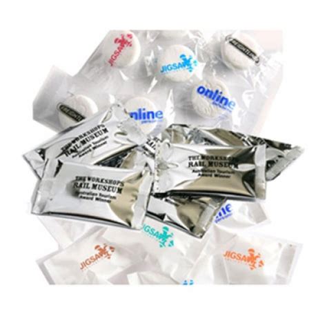 Personalised Individually Wrapped Mints Promopal