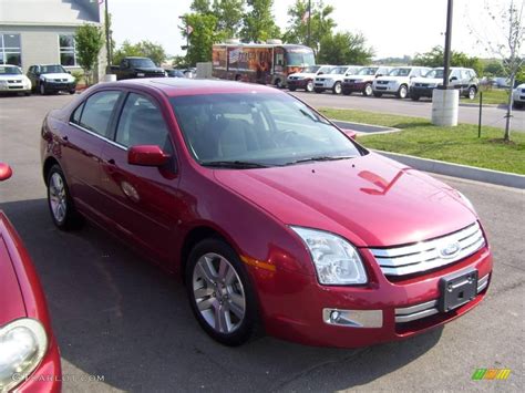 2007 Redfire Metallic Ford Fusion Sel 1621993 Photo 3
