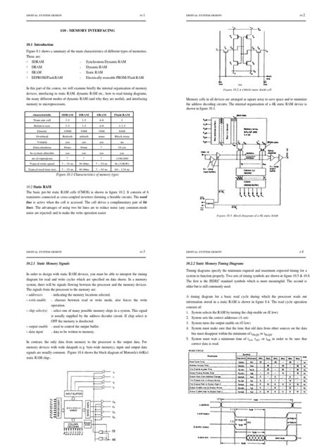 10 meminterface pdf dynamic random access memory random access memory
