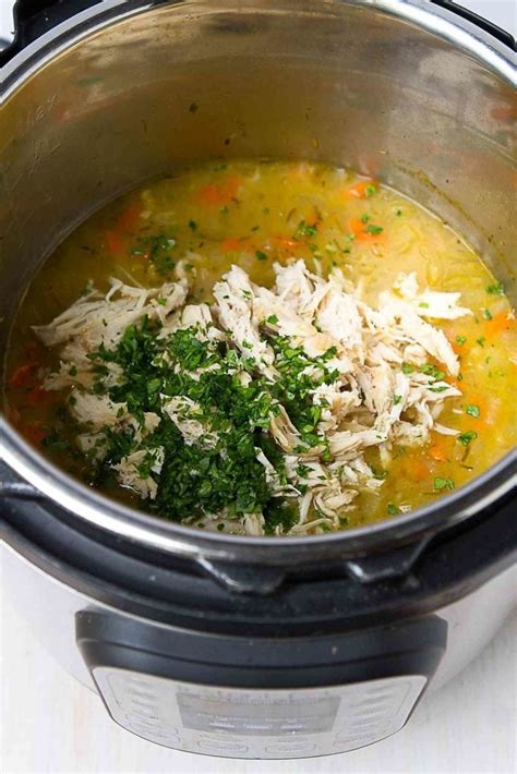 Chicken And Rice Soup Instant Pot Cookin Canuck