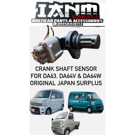 Crankshaft Sensor For Da63 Da64v And Da64w Original Japan Surplus Shopee Philippines