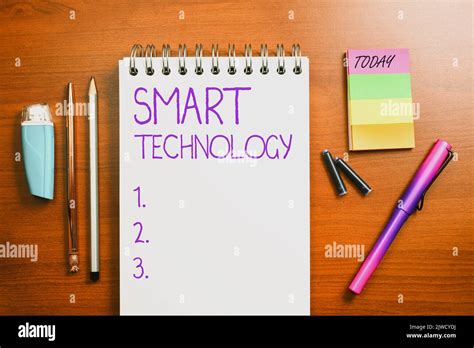 Text Showing Inspiration Smart Technologygadgets Or Device That Has A